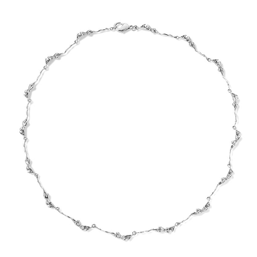 Silver Leah Necklace | Handcrafted Quality Jewels | Minnie Lane Designs