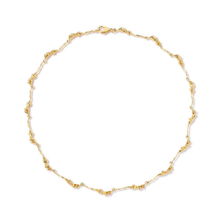 Gold Leah Necklace | Handcrafted Quality Jewels | Minnie Lane Designs